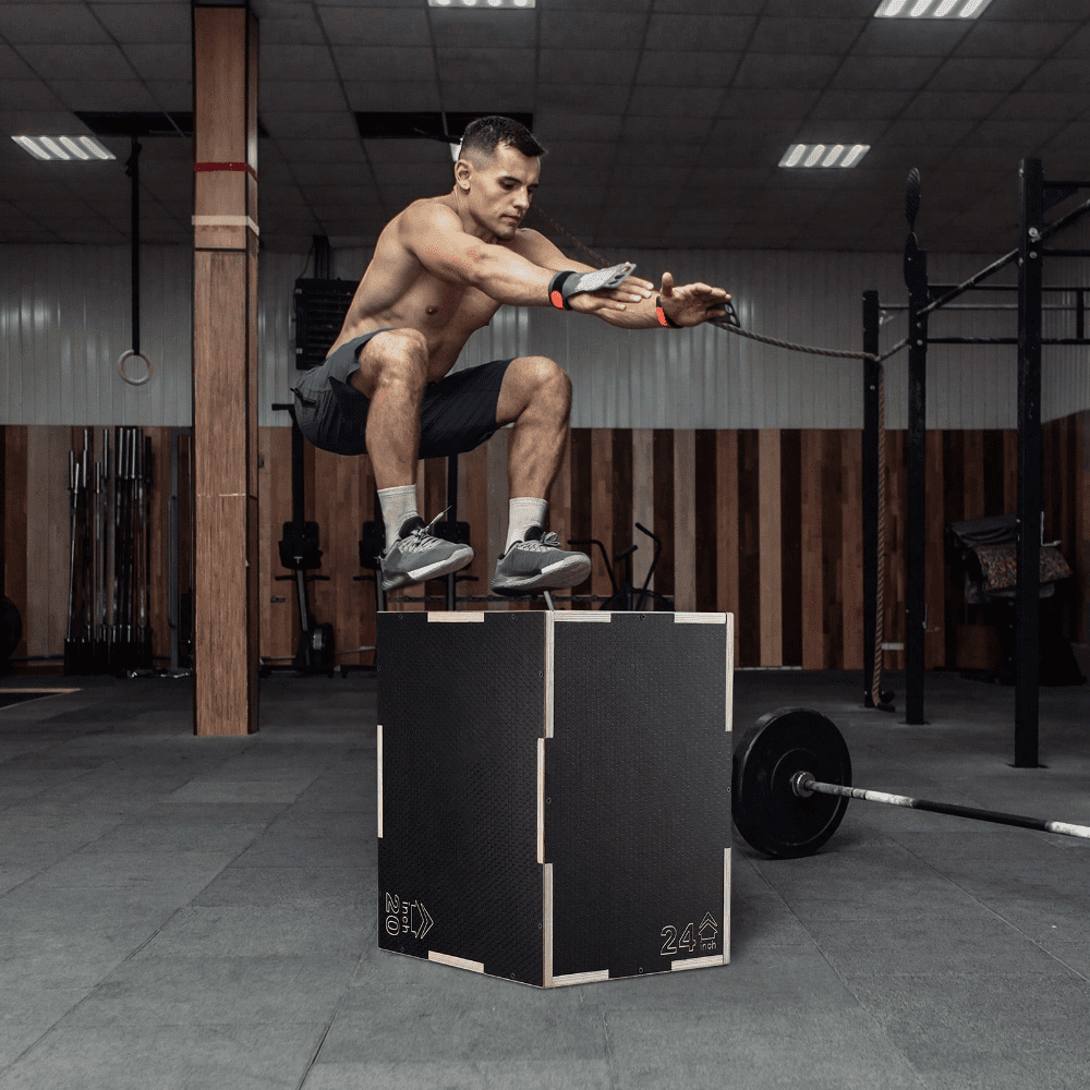 3 In 1 Plyometric Jump Box 12 To 30 Inch Cotton&Wooden Plyo Box ...