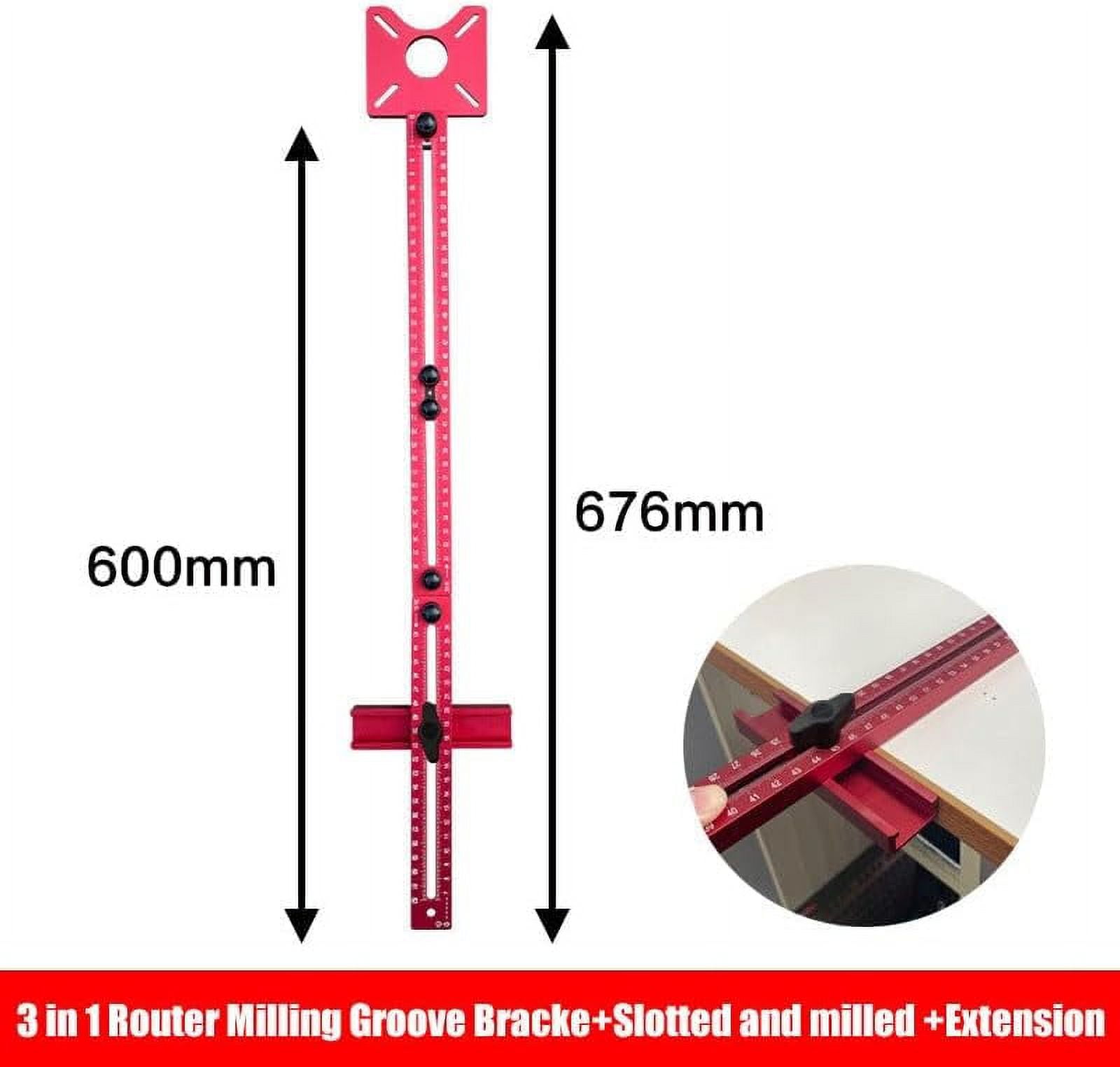 3 in 1 Router Milling Groove Bracke, 2024 New Cabinet Hardware Jig ...
