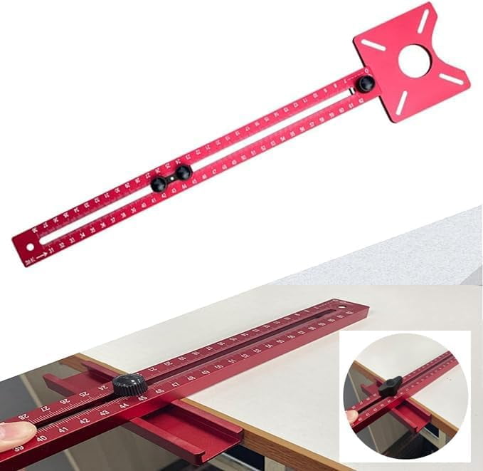 3 in 1 Router Milling Groove Bracke, Cabinet Hardware Jig, Adjustable ...