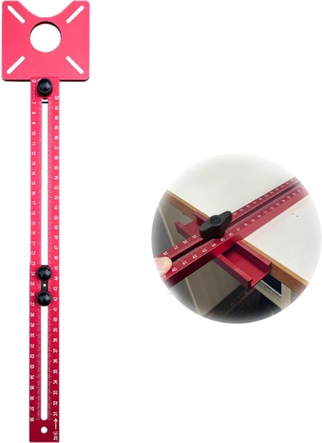 3 in 1 Router Milling Groove Bracke, Cabinet Hardware Jig, Adjustable ...