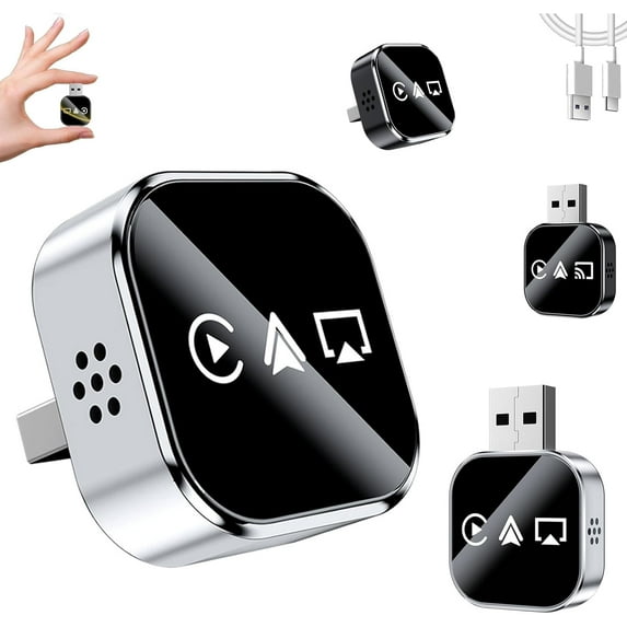 3 in 1 Screen Mirroring Adapter for Car, Wireless CarPlay Adapter ...