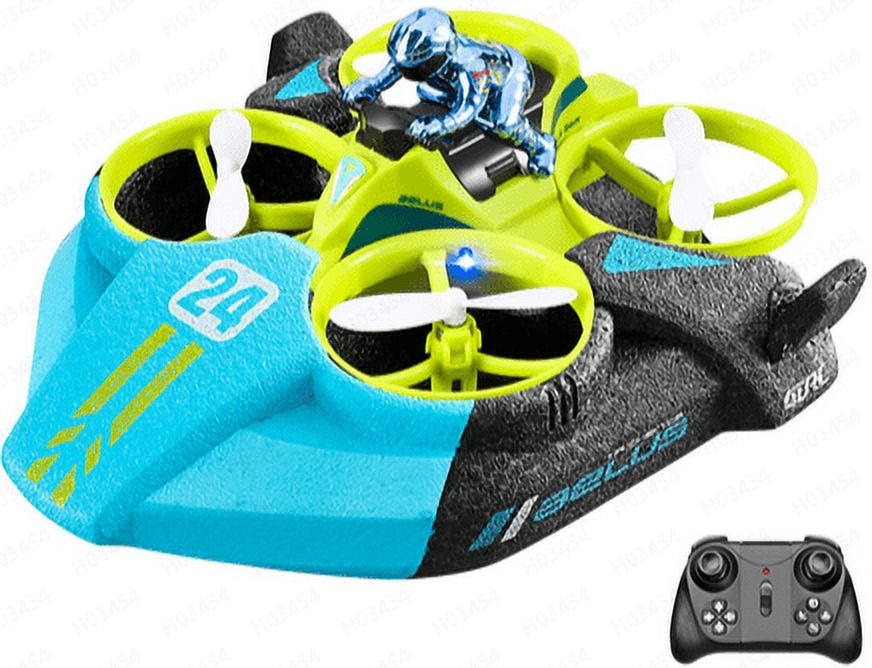 3 in 1 Sea Land and Air 360° Rolling Waterproof RC Drone,Four Axis ...