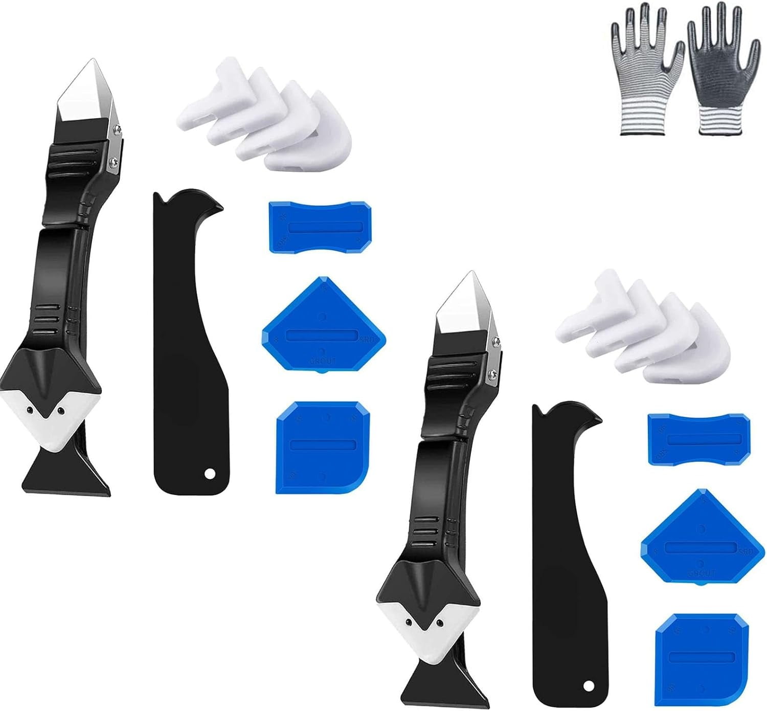 3 in 1 Seam Scraper Tool,3-in-1 Silicone Caulking Multi Tool,Caulk ...