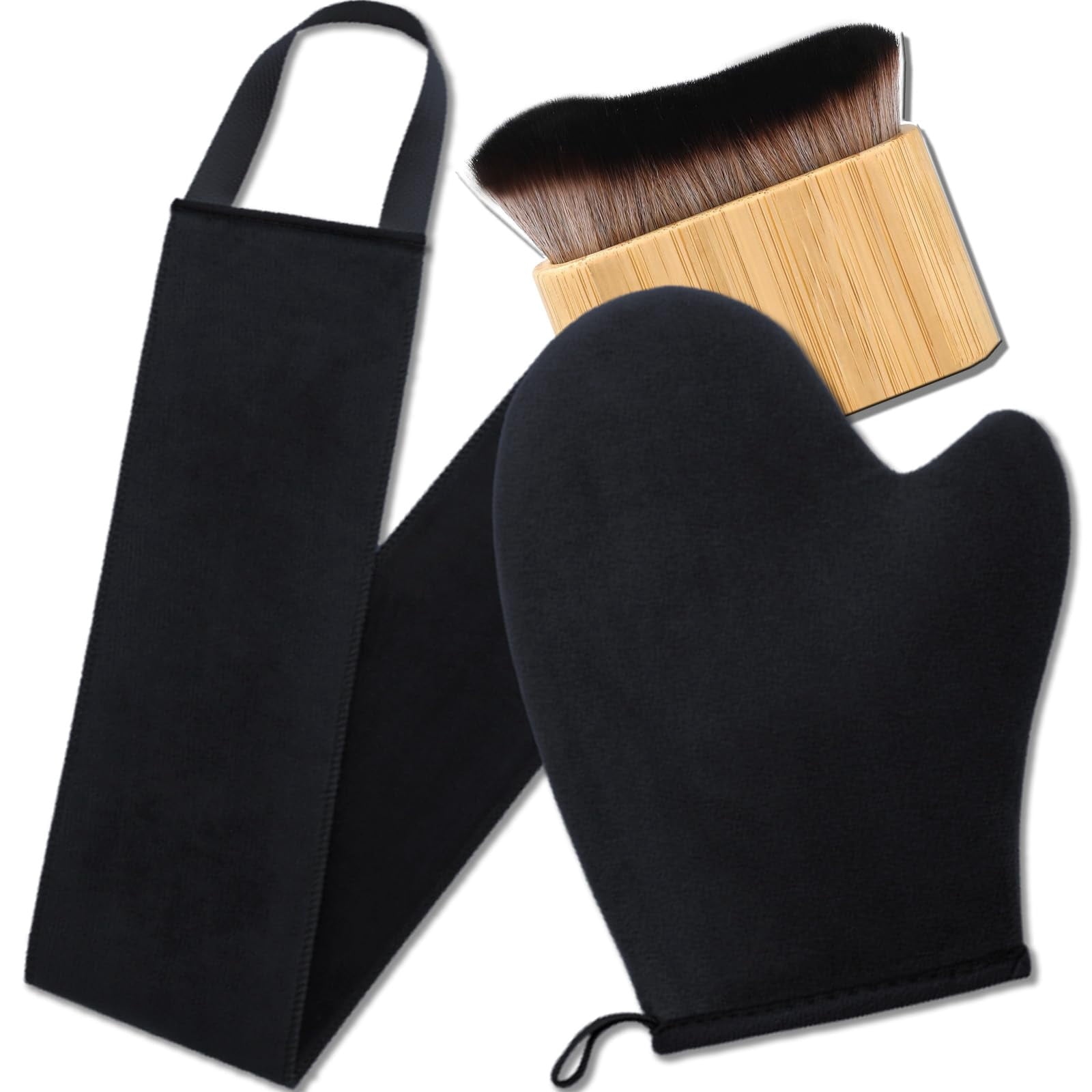 3 in 1 Self Tanning Mitts Self Tanner Mitt Applicator Kit - Tanning ...