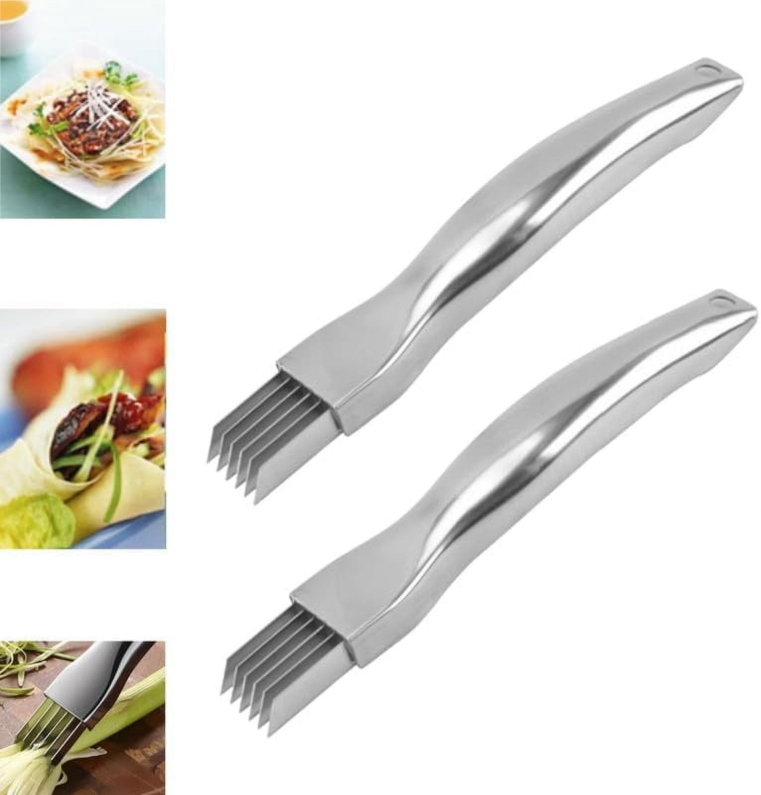 3 in 1 Shred Silk The Knife, 2025 Upgrade Chopped Green Onion Knife ...