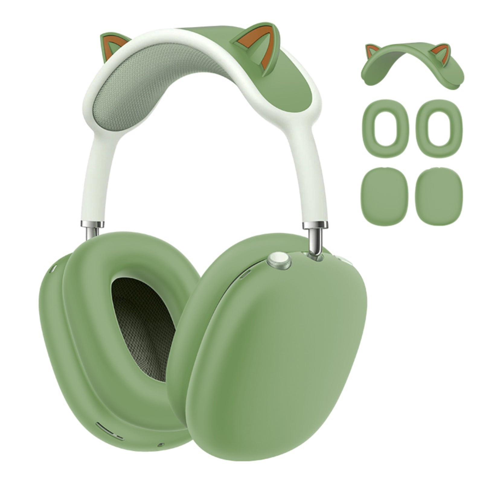 3 in 1 Silicone Cover for AirPods Max Headphones,Ear Pad Case Cover/Ear ...