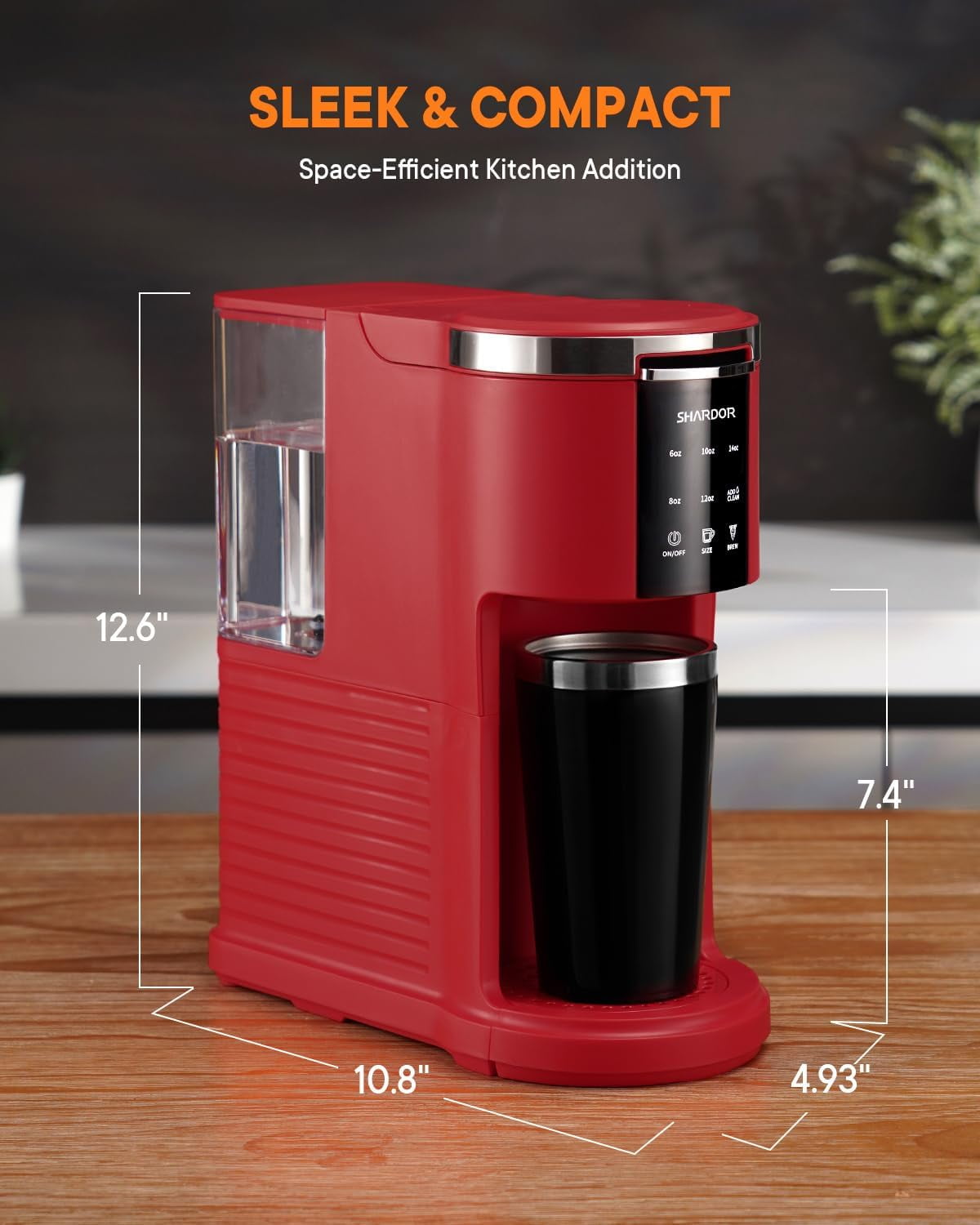 3 in 1 Single Serve Coffee Machine, K Cup Coffee Maker Compatible with ...