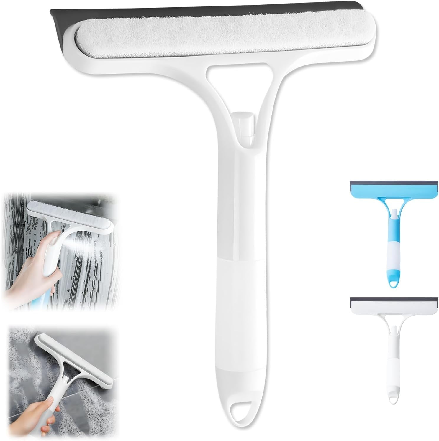 3 in 1 Spray Window Squeegee Cleaner Scraper, Window Squeegee with ...