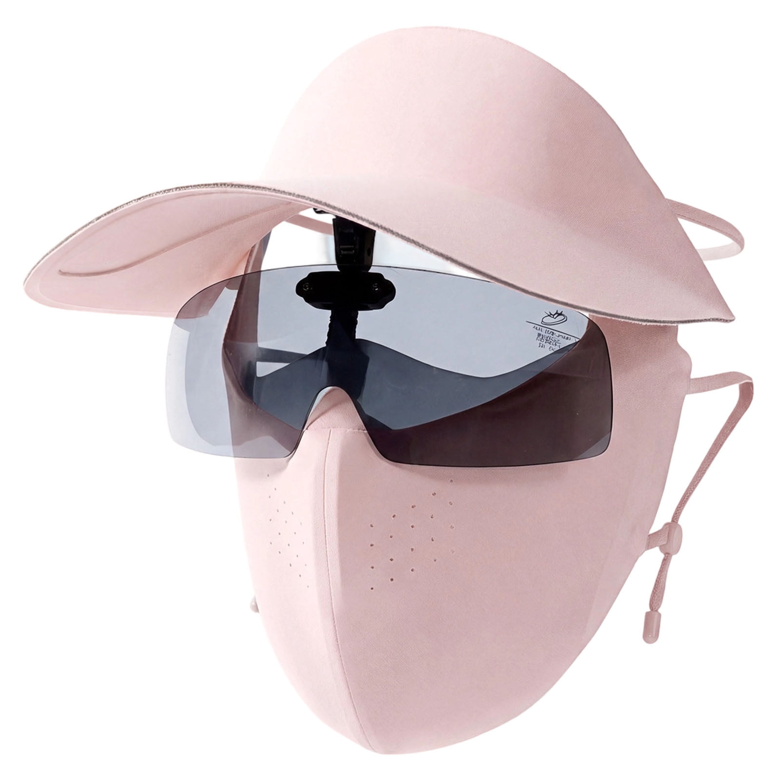 3 in 1 Summer Cycling Face Mask, 8.4 Inch Ice Silk UV Face Shield with ...
