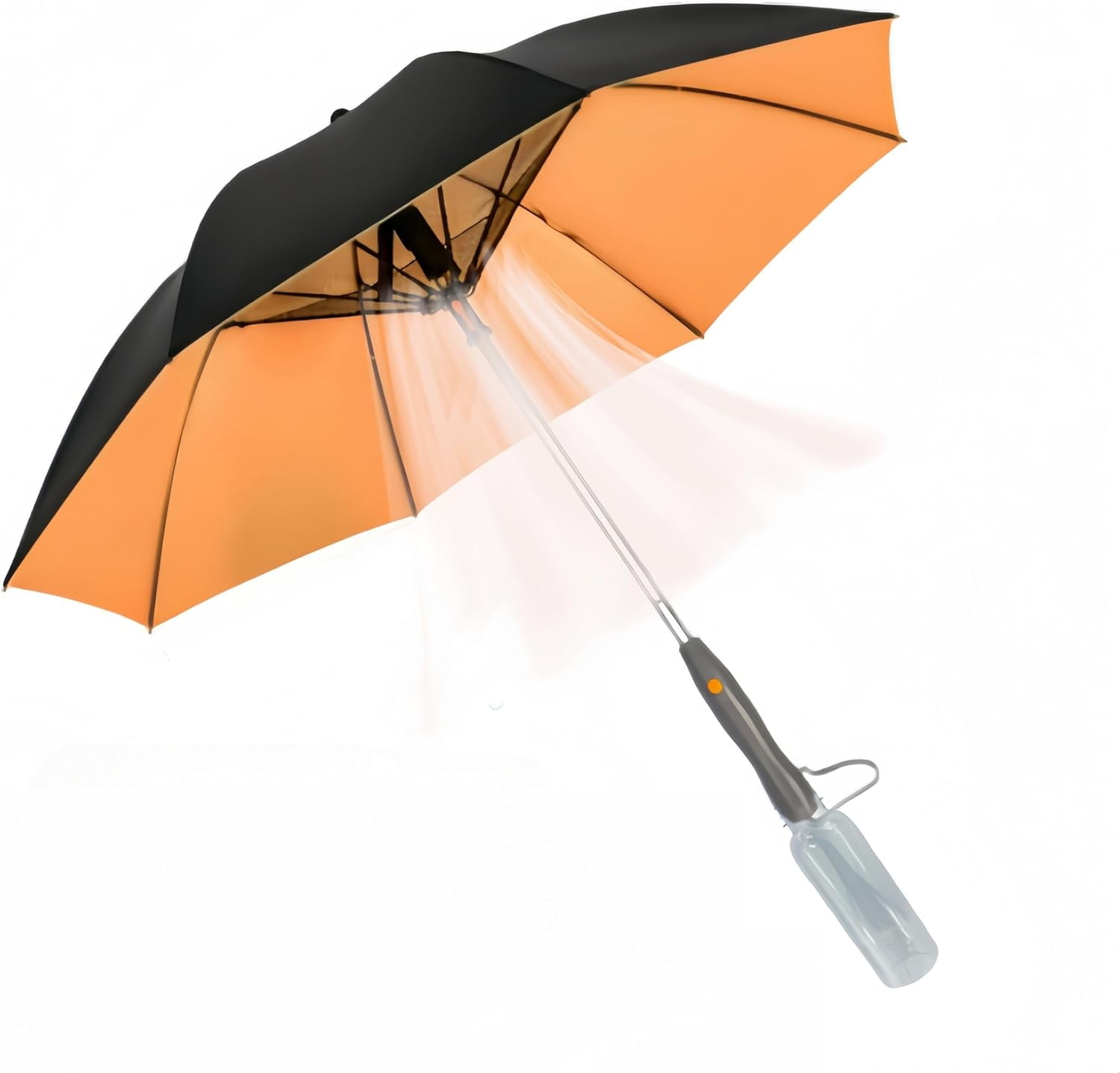 3 in 1 Sun Umbrella with Fan Misting, Uv Blocking 50+ Portable Fan ...