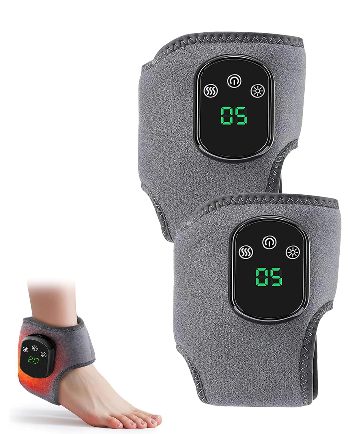 3 in 1 Triple Method Massager - Heat Therapy, Vita Feet Relief Machine ...