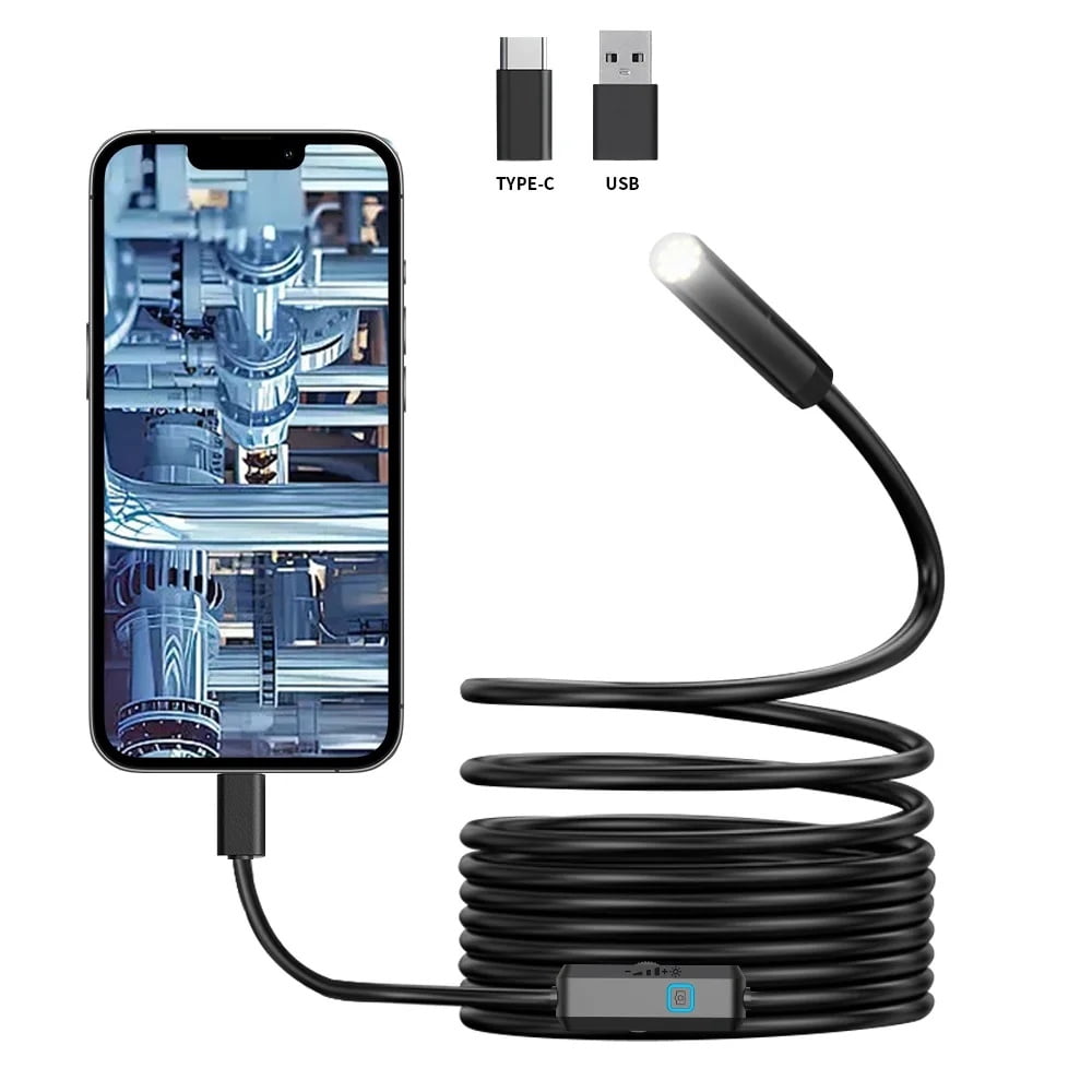 3 in 1 USB Endoscope Camera, Flexible Borescope Inspection Camera with ...