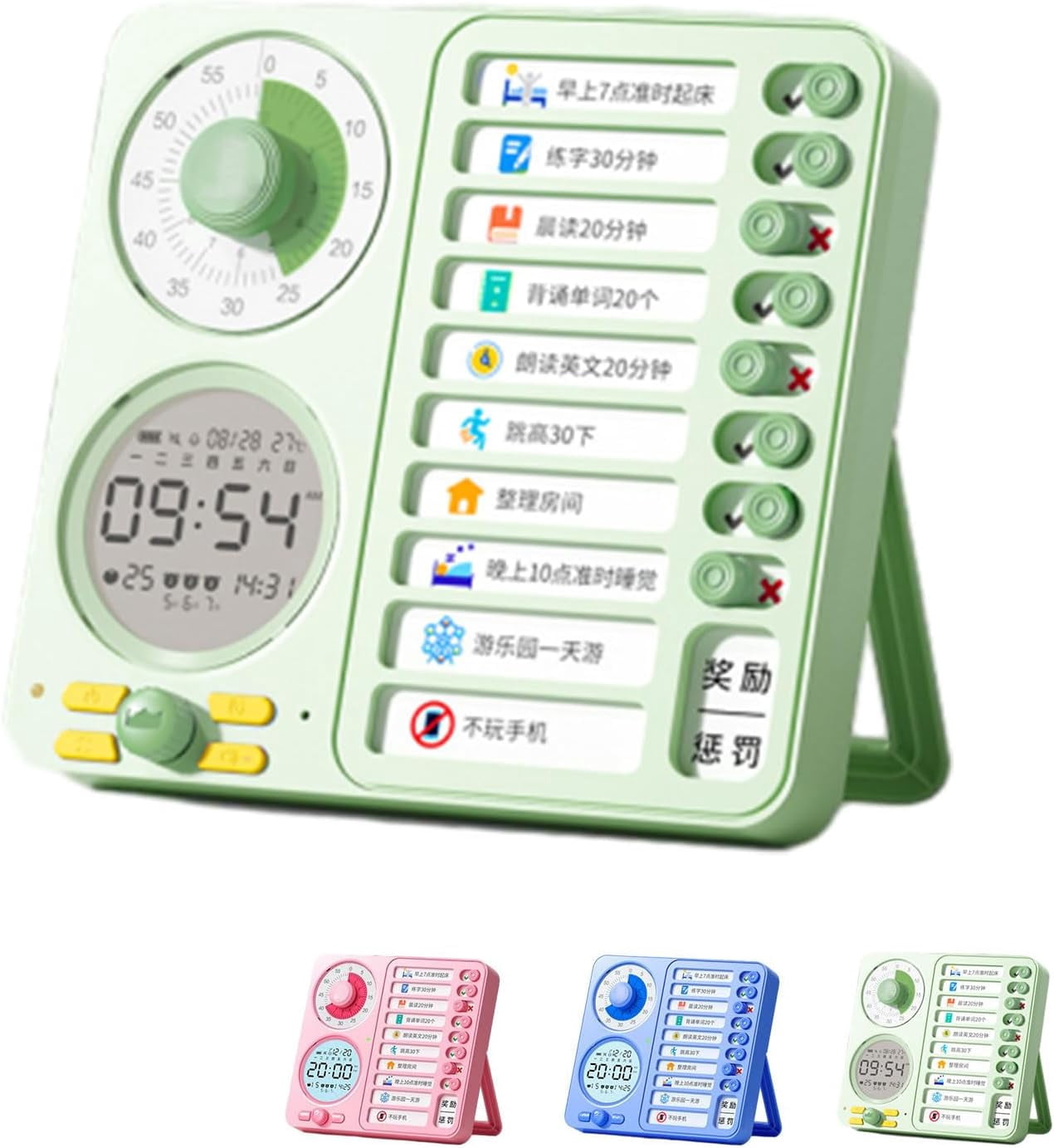 3 in 1 Visual Timer for Kids, 3 in 1 Visual Schedule, 3 in 1 Visual ...