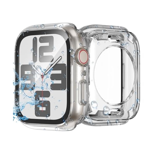 3 in 1 Waterproof Case for Apple Watch Series 10 Screen Protector 42mm ...