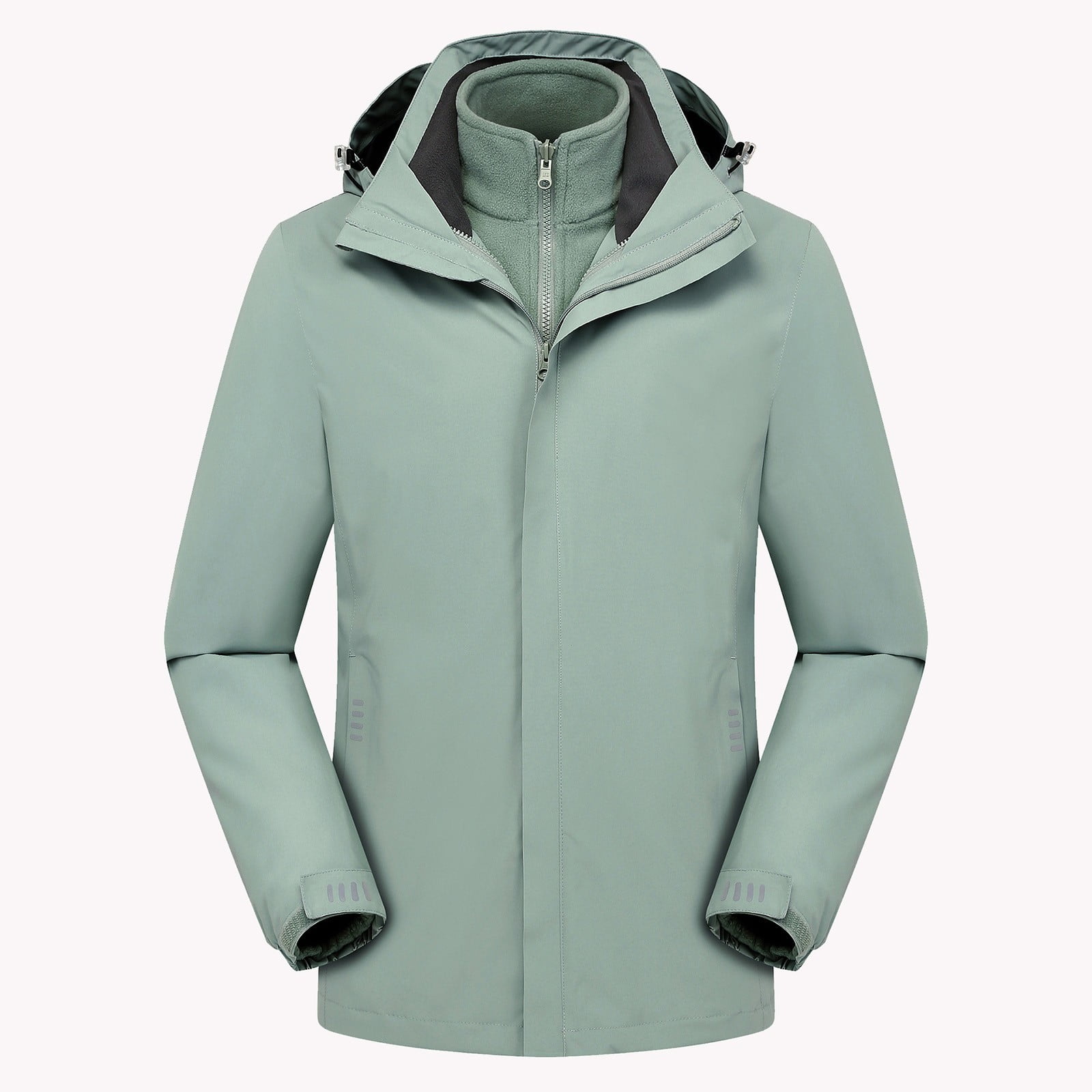 3 in 1 Waterproof Jacket Men's and Women's Same Style Jackets Windproof ...