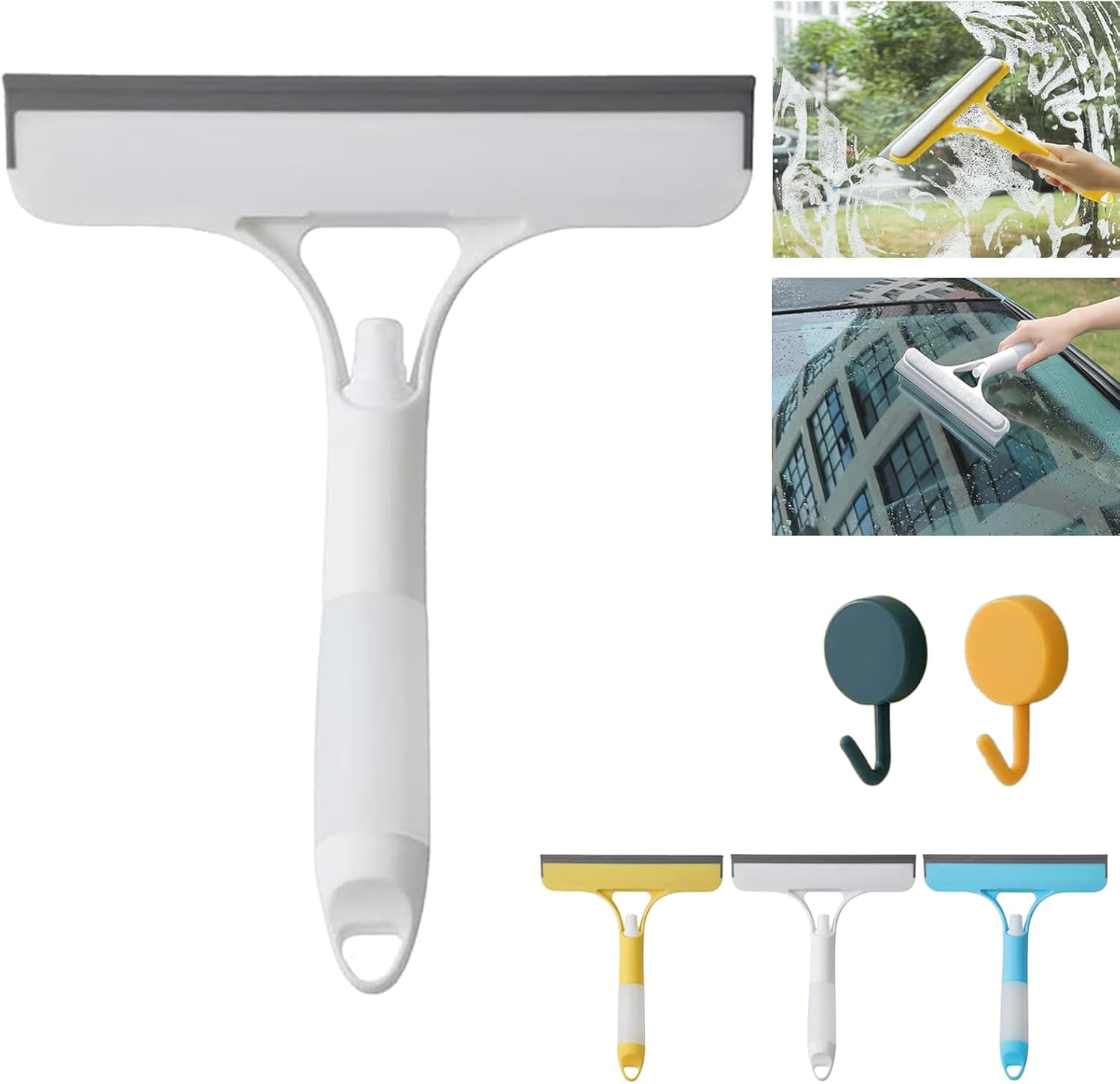 3 in 1 Window Cleaning Scraper, 2025 New 3 in 1 Squeegee for Window ...