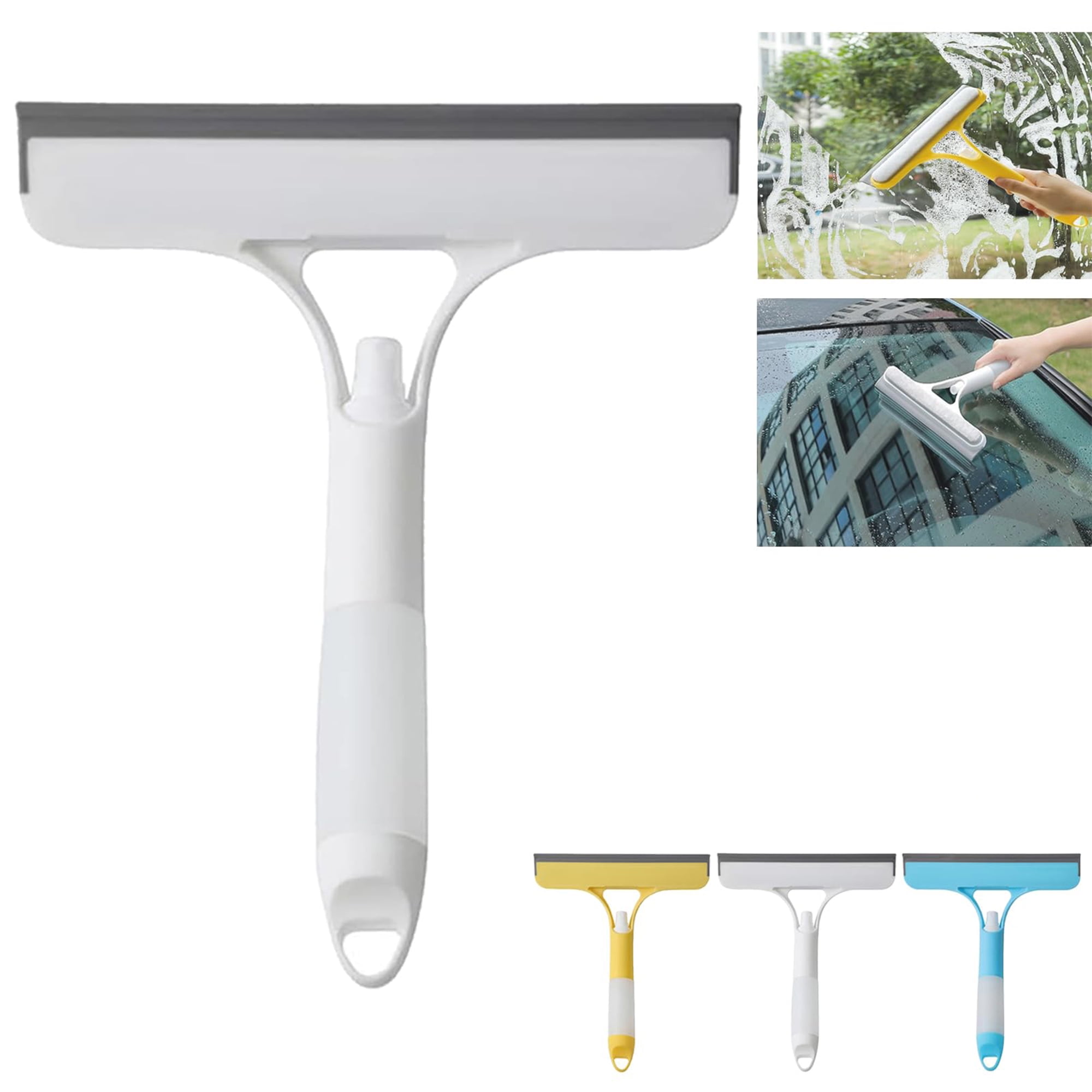 3 in 1 Window Cleaning Scraper, 2025 New 3 in 1 Squeegee for Window Cleaning with Sprayer, Multi ...