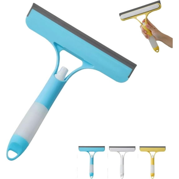 Window Cleaning Mop for Exterior Windows,Scraper and Wipe 2 in1 Window ...