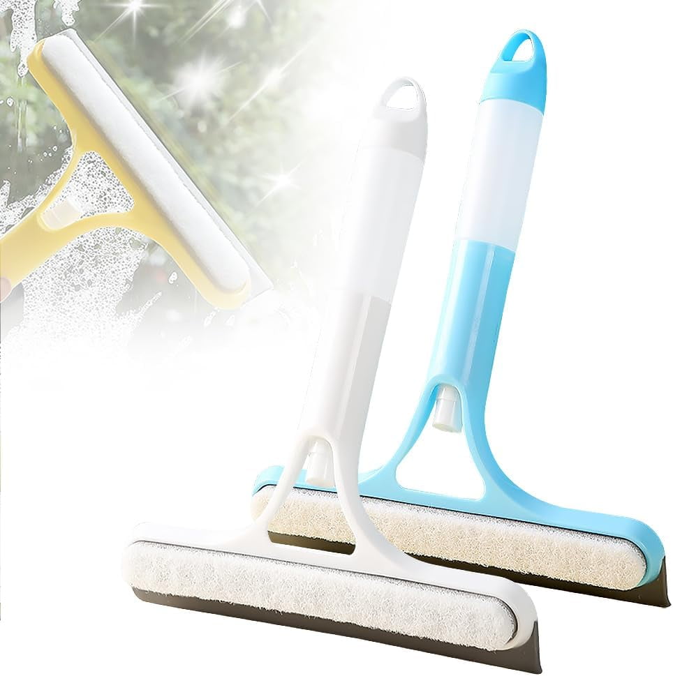 3 in 1 Window Cleaning Scraper, 2025 New Squeegee for Shower Glass, 3 ...