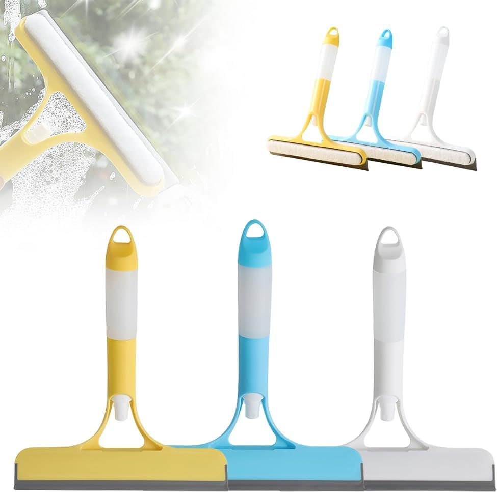 3 in 1 Window Cleaning Scraper, 2025 New Squeegee for Shower Glass, 3 ...