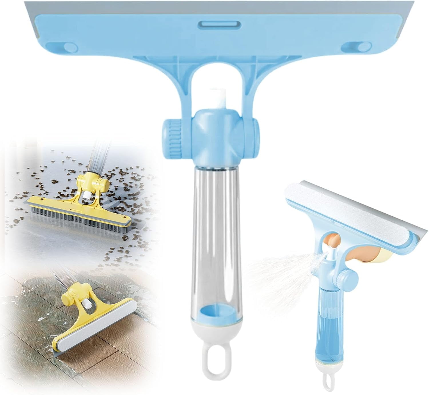 3 in 1 Window Cleaning Scraper, 2026 New Window Squeegee with Sprayer ...