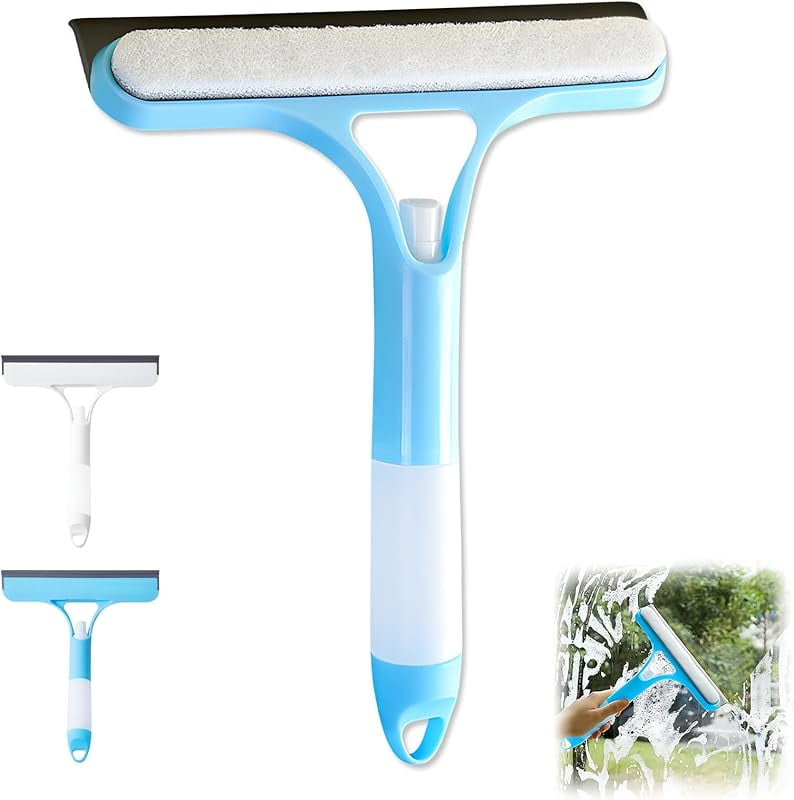 3 in 1 Window Cleaning Scraper,New 3 in 1 Window Cleaner,Squeegee and ...
