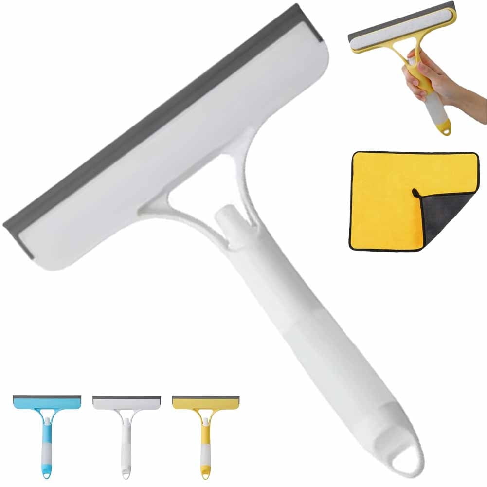 3 in 1 Window Cleaning Scraper, Spray Windowsqueegee Cleaner Tool with ...