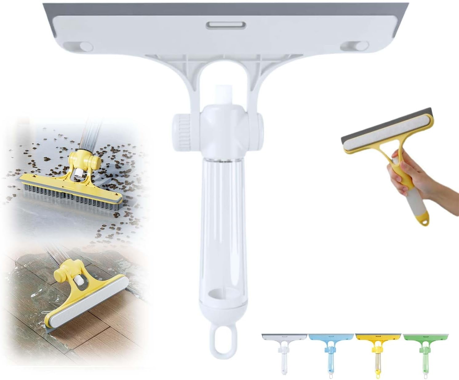 3 in 1 Window Cleaning Scraper, Upgrade Silicone Window Squeegee Kit ...