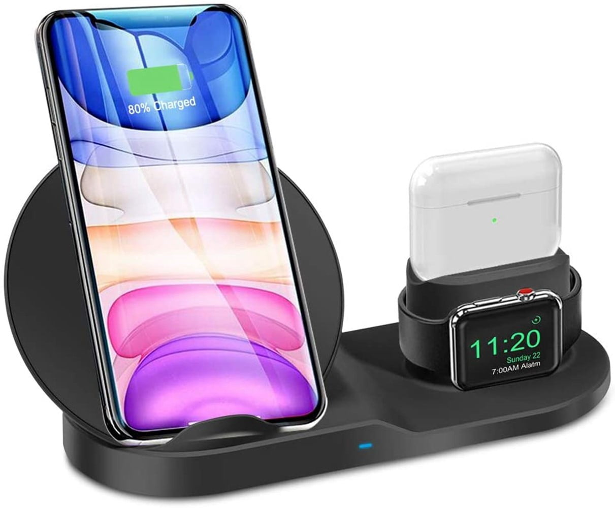 3 in 1 Wireless Charger Compatible with IPhone 11 X/Xs Max/XR ,Samsung ...