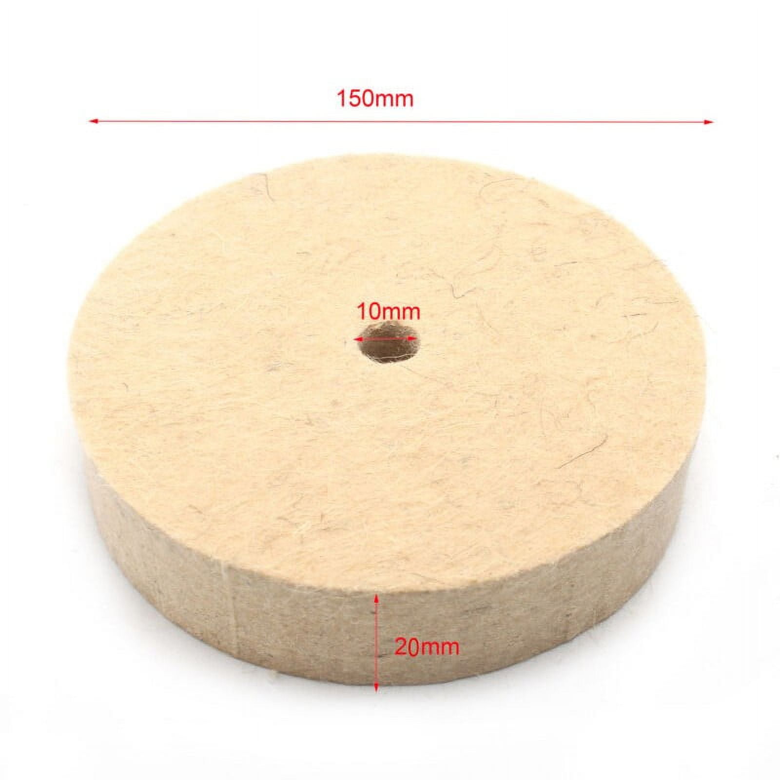 3-10" Buffing Grinding Wheel Wool Felt Polishing Abrasive Disc For ...