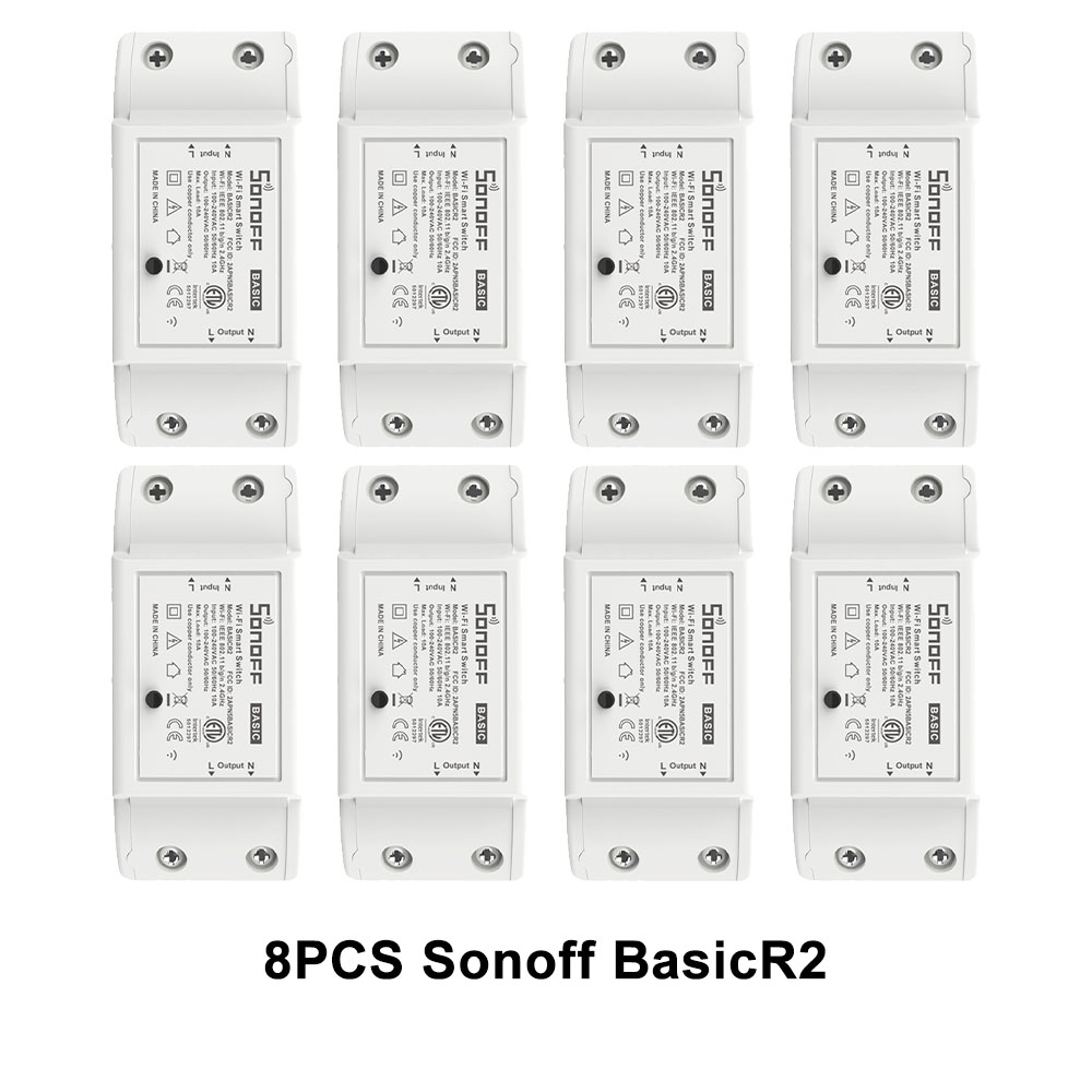 3-10PCS BASICR2 Smart Wi-Fi Switch Relay Wireless Interruptor Light ...