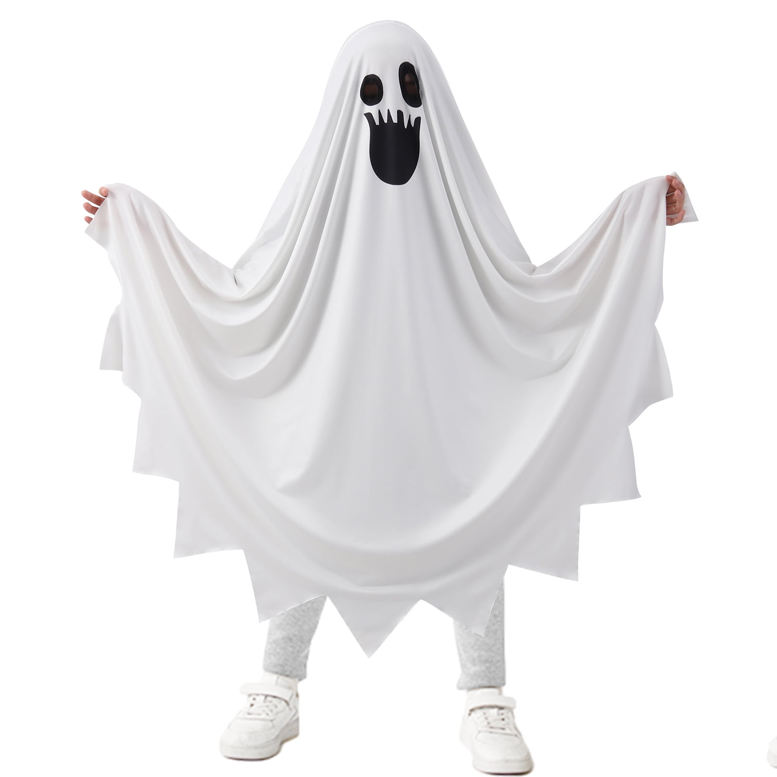 3-10T Halloween Ghost Costume Kids Ghostly Costume White Halloween Ghost Cosplay Outfits for Boy ...