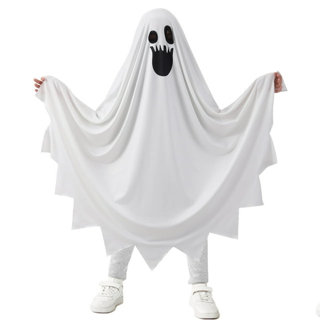 3-10T Halloween Ghost Costume Kids Ghostly Costume White Halloween ...