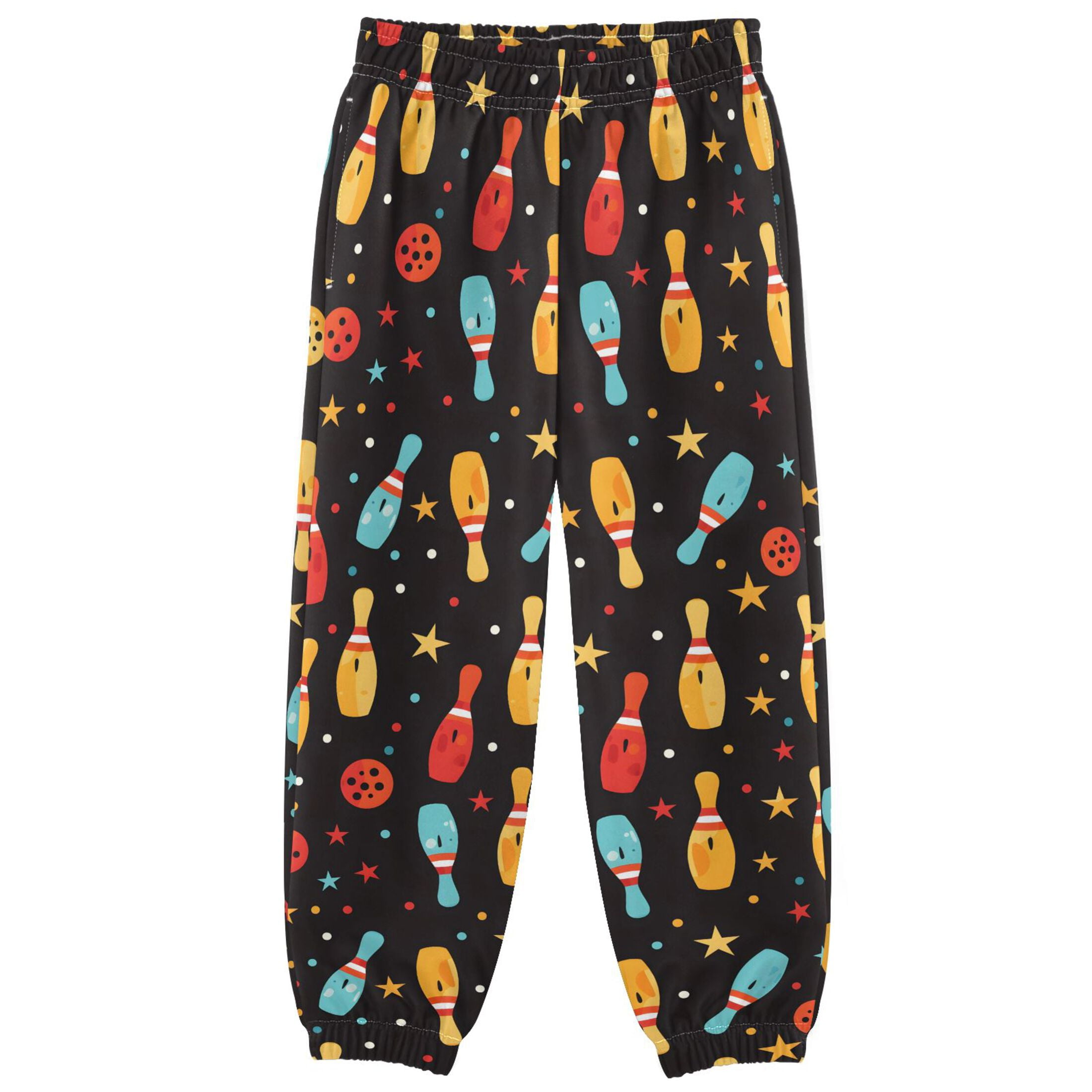 3-10T Pants Bowling Cartoon Character Cool Casual Sweatpants Joggers ...