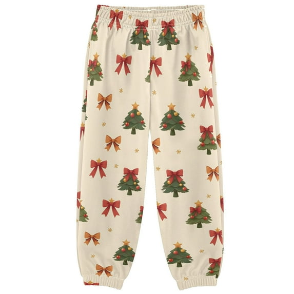 3-10T Pants Christmas Trees Betterfly Pattern Cool Casual Sweatpants ...