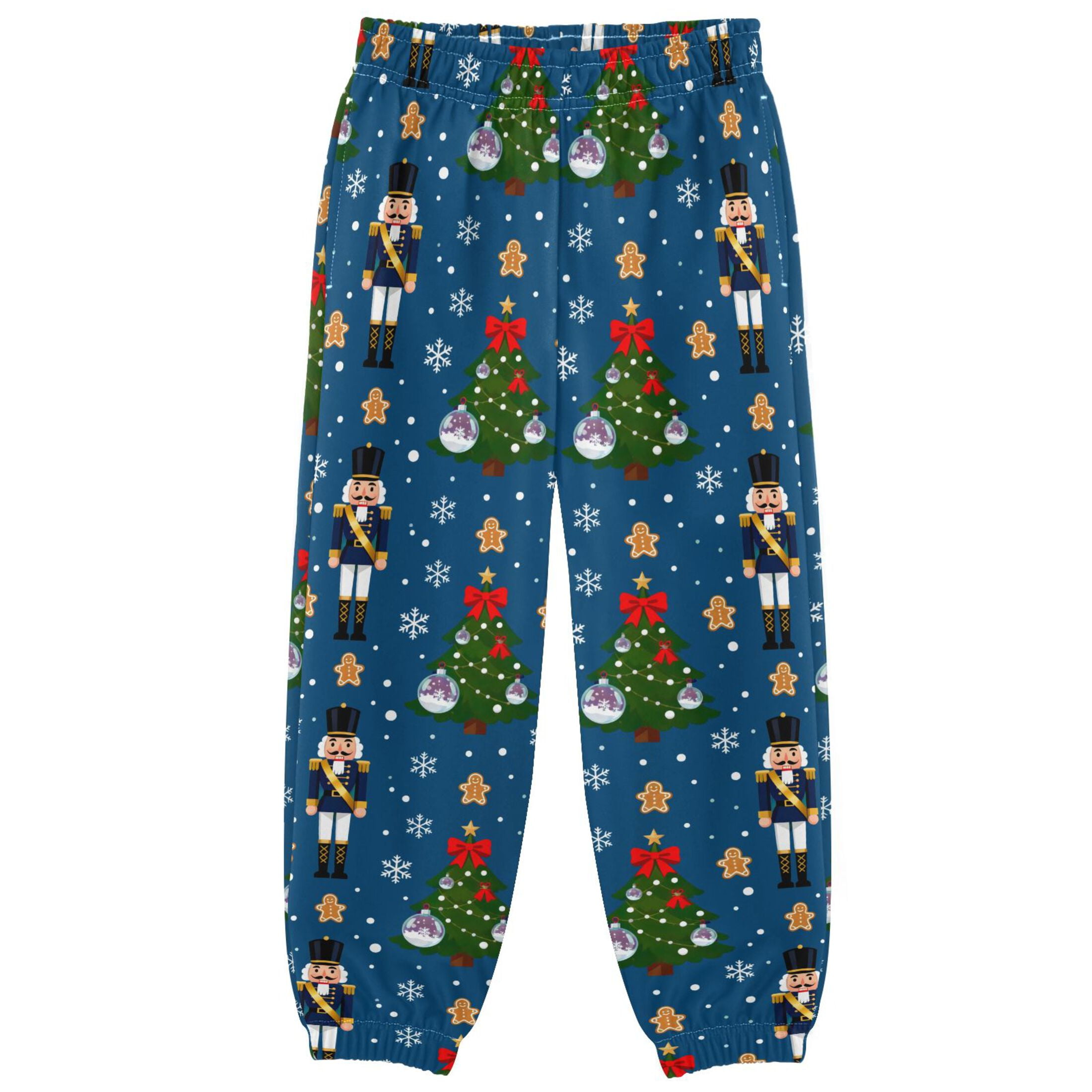 3-10T Pants Nutcracker Christmas Tree Gingerbread Man Pattern Cool ...