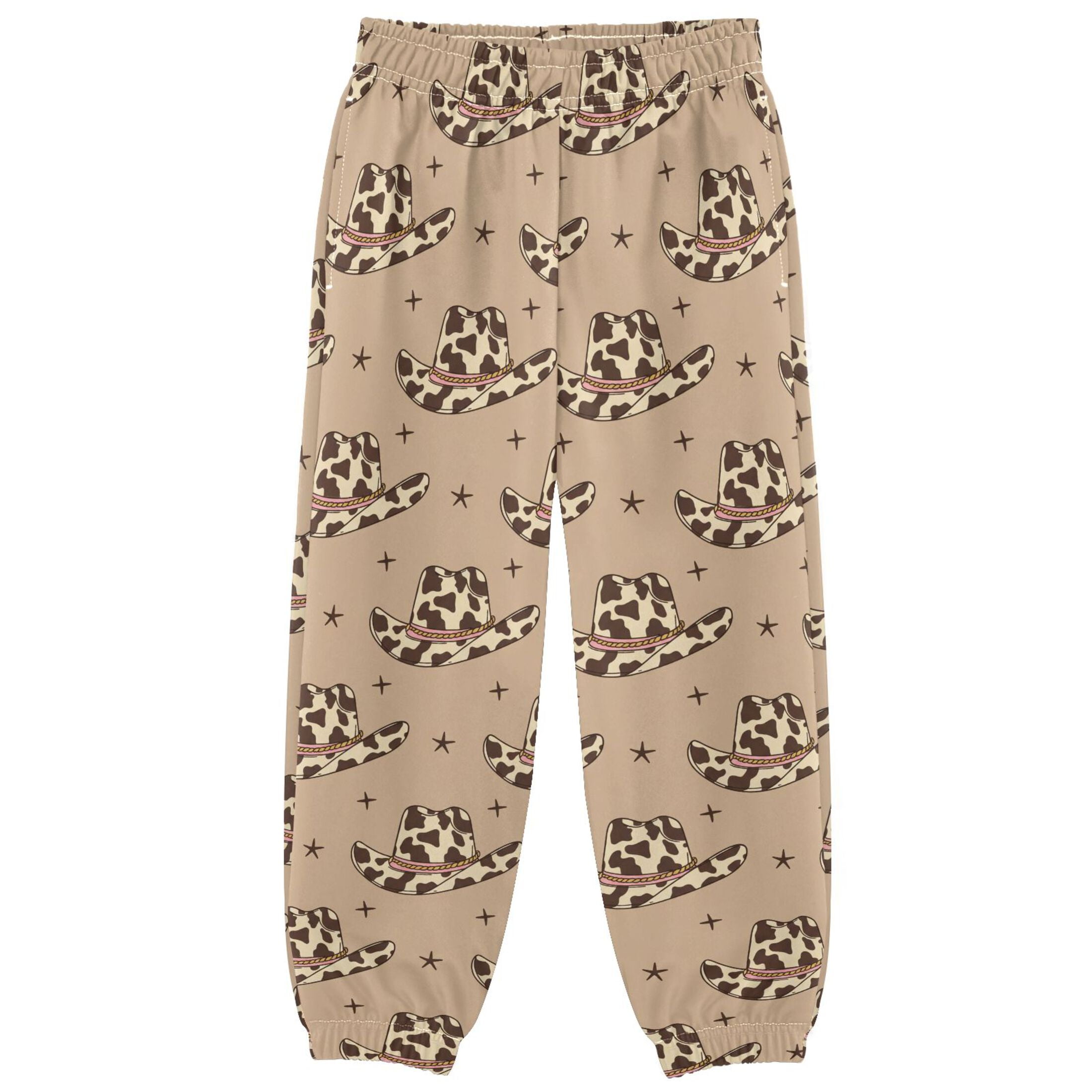 3-10T Pants Retro Cowboy Hats with Cow Print Wild West Cool Casual ...