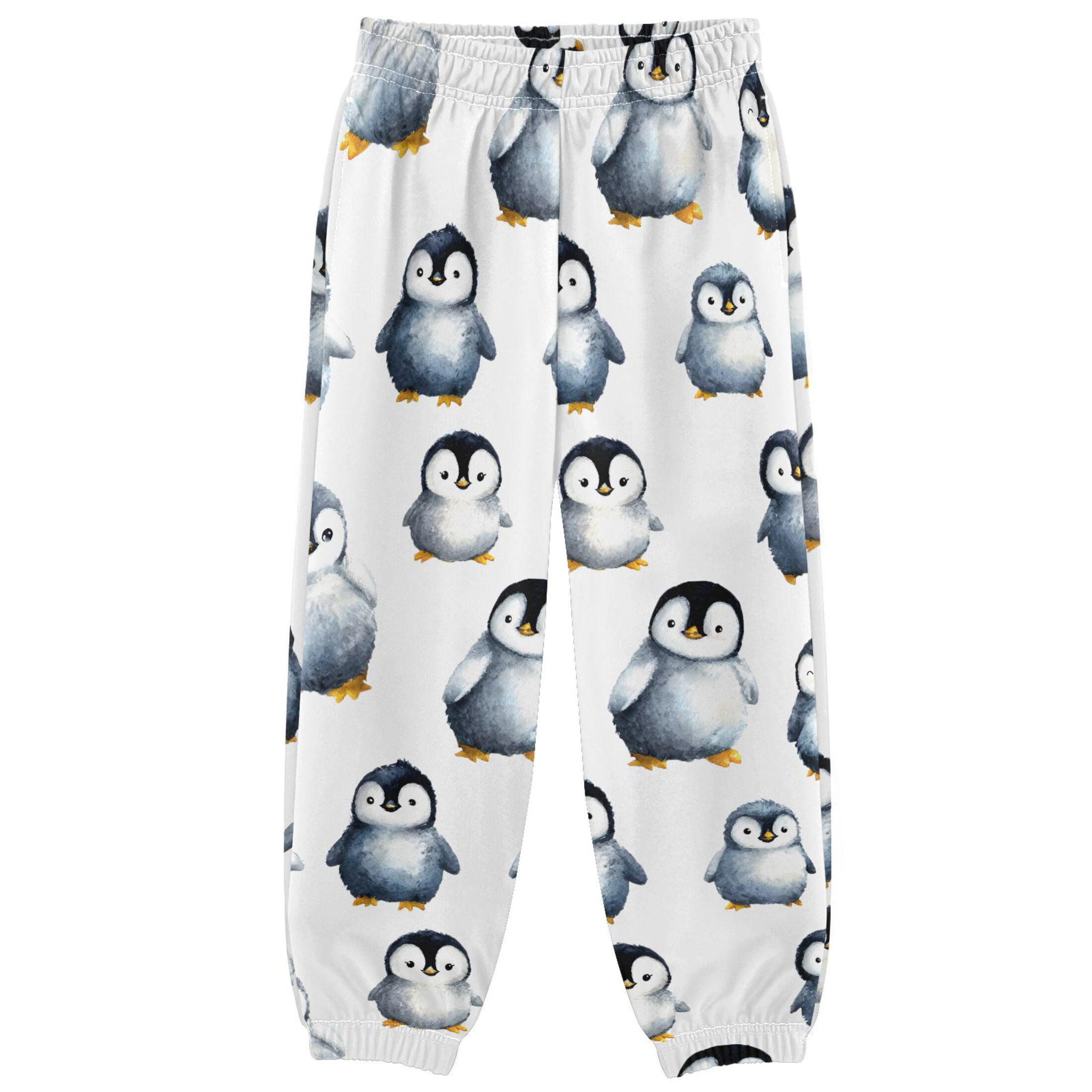 3-10T Pants White Background Cute Watercolor Pattern Cool Casual ...