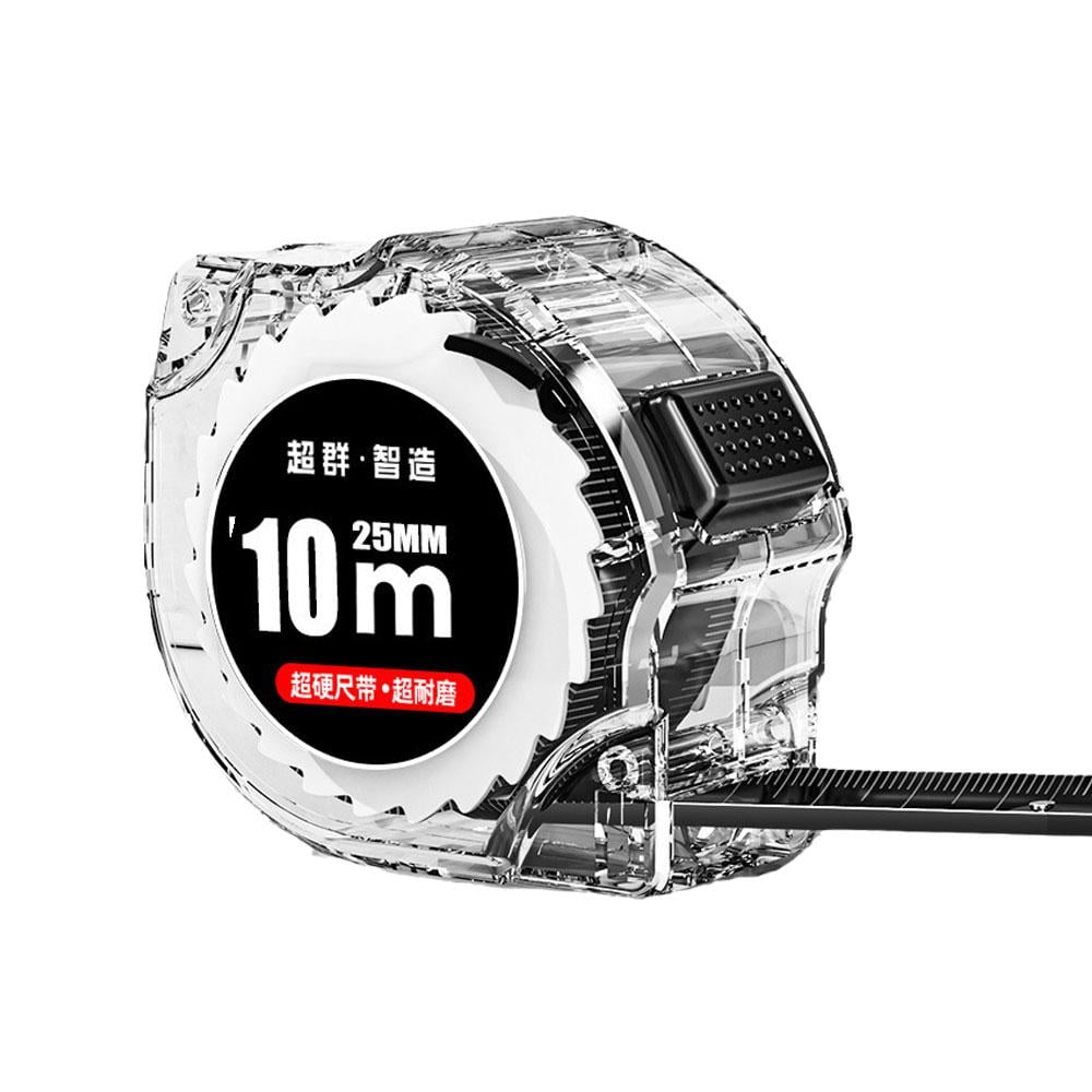 3-10m Transparent Fluorescent Tape Measure with Tape Measure Hardened ...