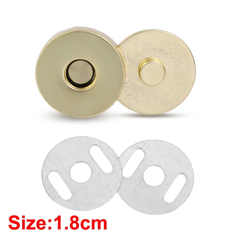 3/10set Invisible Magnetic Fastener No-stitch Bag Buttons Wallet Coat ...