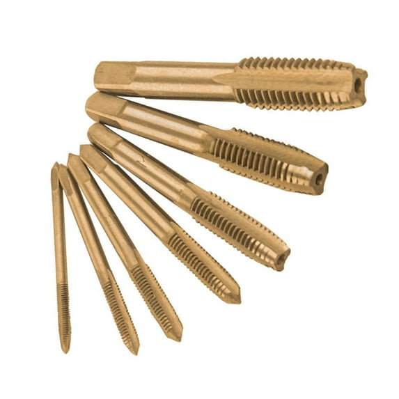 3-12 Left Hand Machine Thread Tap HSS Steel Machine Plugs Tap Metal ...