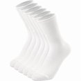 3-12 Pack Womens Crew Socks Size 6-9 Light Weight Thin Casual Calf ...