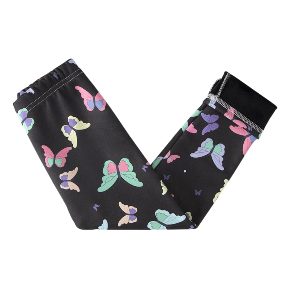 3-12 Years Girls Winter Thick Leggings Warm Fleece Lined Leggings Kids ...