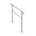 3.125 ft. Metty Metal Hand Rails for Outdoor Steps, 3 Step Stair ...