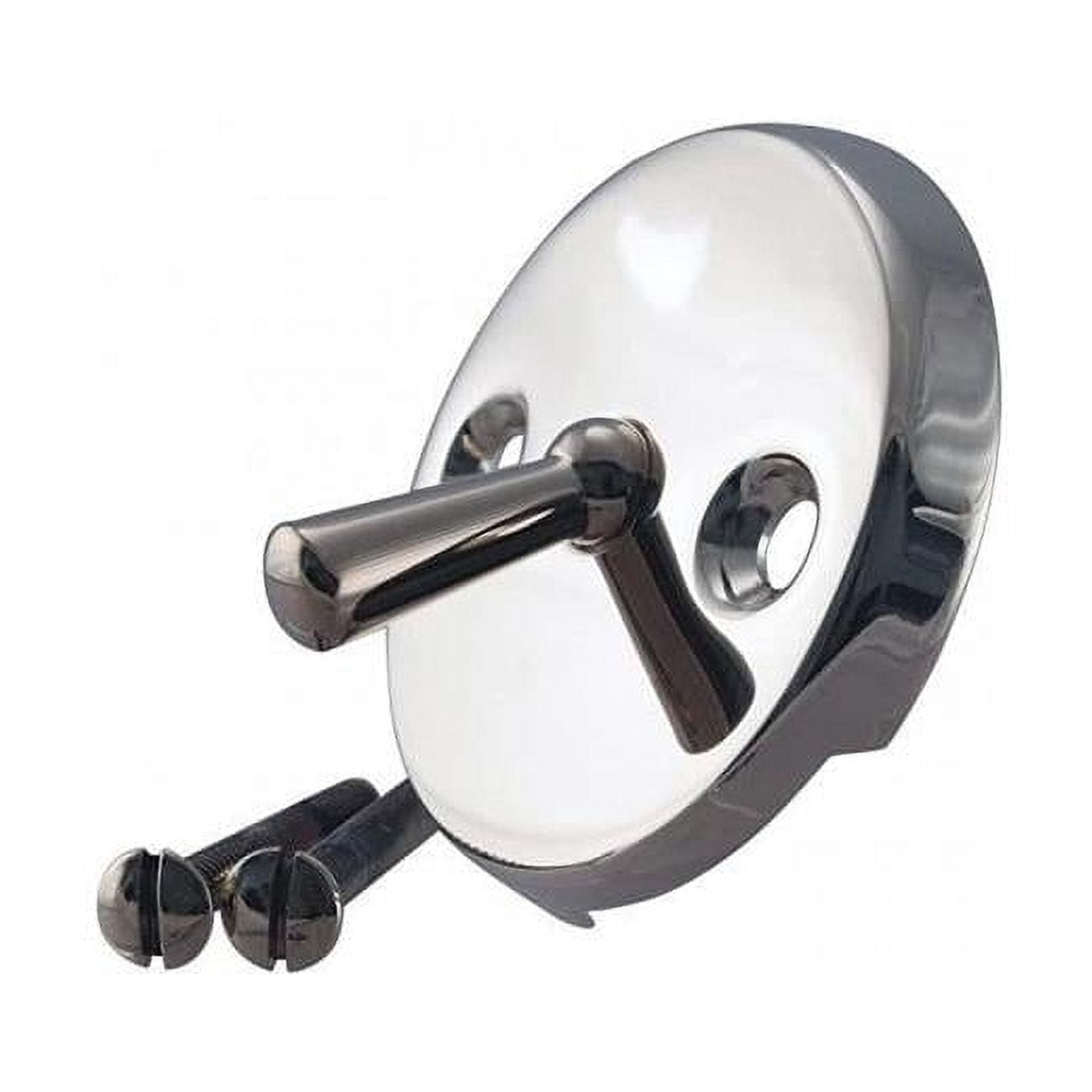 3.125 in. Single Hole Overflow Face Plate & Screw without Trip Lever ...