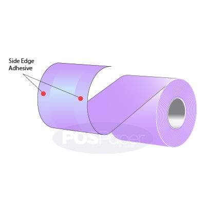 3.125" x 160' MAXStick 15# Direct Thermal "Sticky Paper" (24 rolls/case ...