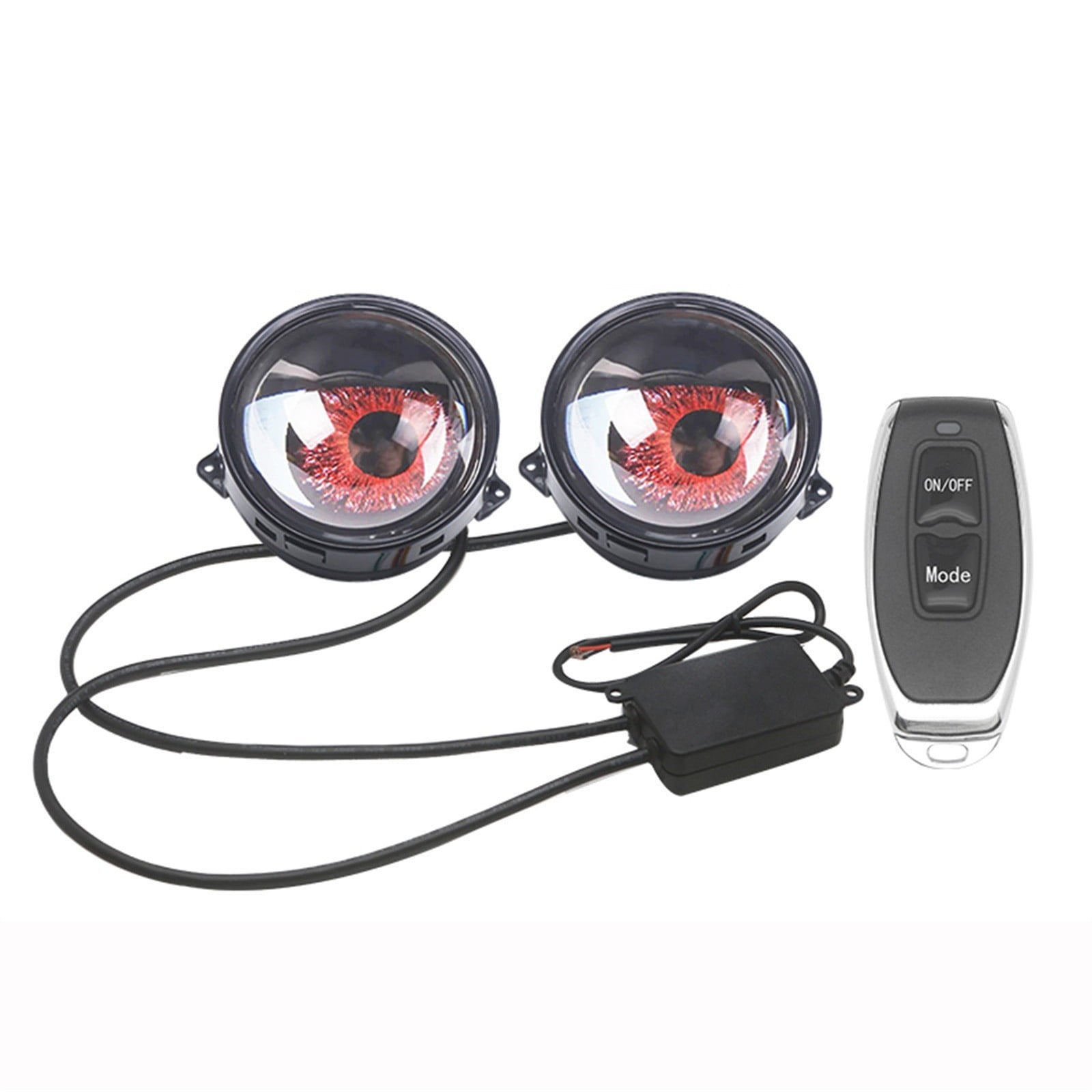 3 in 12V LED Devil Eyes Automotive Headlights, 1 PC USB Powered Devil ...