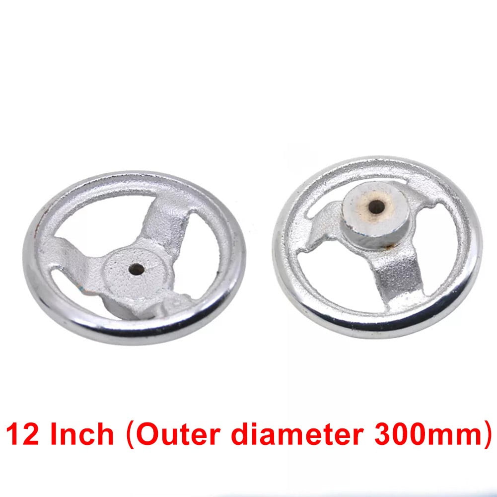 3-12inch Handwheel 3-spoke Machinery Hand Wheels Chrome Plated Steel ...