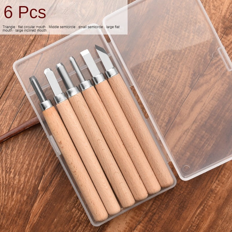 3-12pcs Wood Carving Chisel Knife Hand Tool Set for Basic Detailed Carving Woodworkers Gouges ...