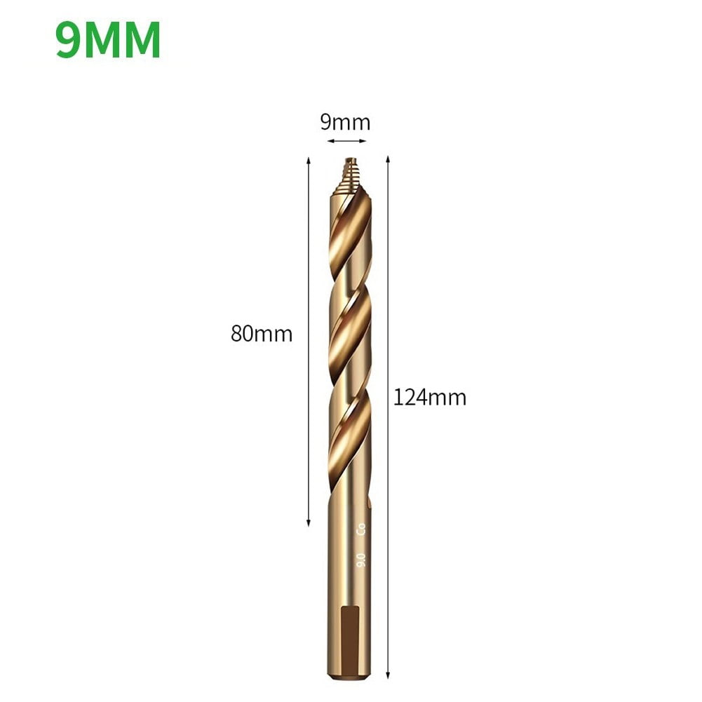 3-13mm Cobalt Straight Step Drill Bit Stainless Steel Hole Cutter Drill ...